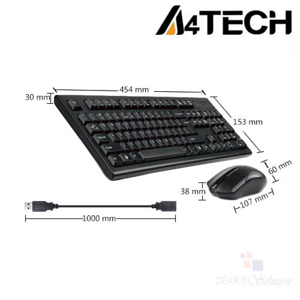 A4Tech 3000N Wireless Keyboard and Mouse Combo Best Price | BD